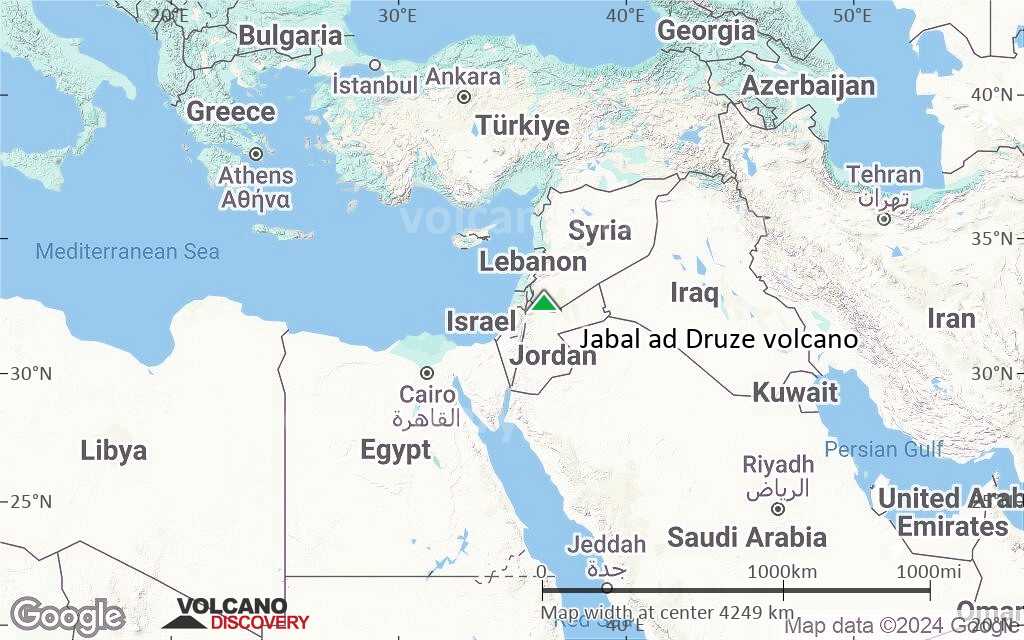 Jabal ad Druze Volcano, Syria - Facts & Information | VolcanoDiscovery