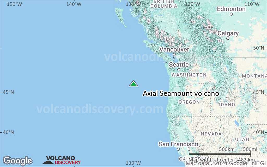 Axial Seamount Volcano Earthquakes: Latest Quakes Past 14 Days ...