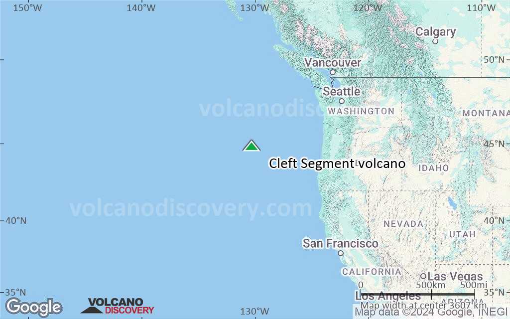 Cleft Segment Volcano, Northeastern Pacific Ocean, Juan de Fuca Ridge ...