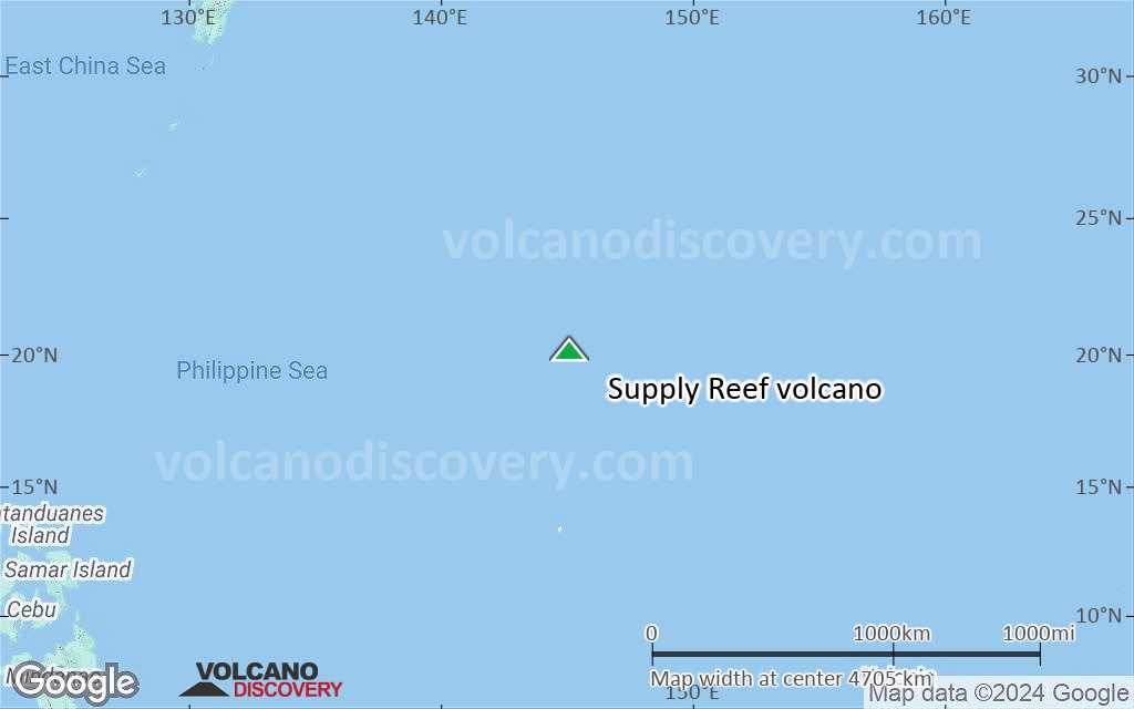 Supply Reef Vulkan, United States, Mariana Islands - Information ...