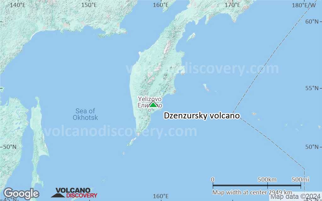 Dzenzursky Volcano Earthquakes: Latest Quakes Past 14 Days ...