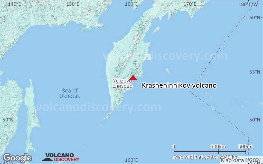 Krasheninnikov Volcano, Kamchatka, Russia - facts & information ...