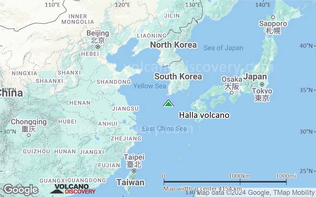 Halla Vulkan, South Korea - Information | VolcanoAdventures