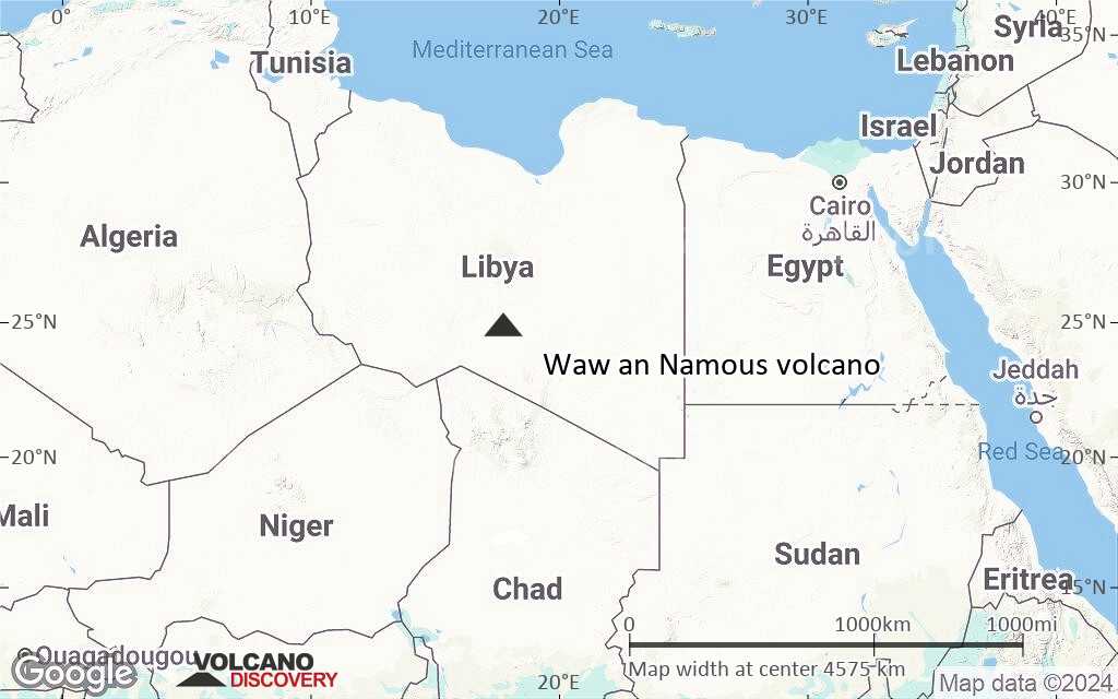 Waw an Namous volcano (Libya) facts & information | VolcanoAdventures