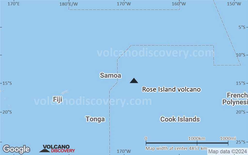 Rose Island Volcano (Samoa Islands, United States) Facts & Information