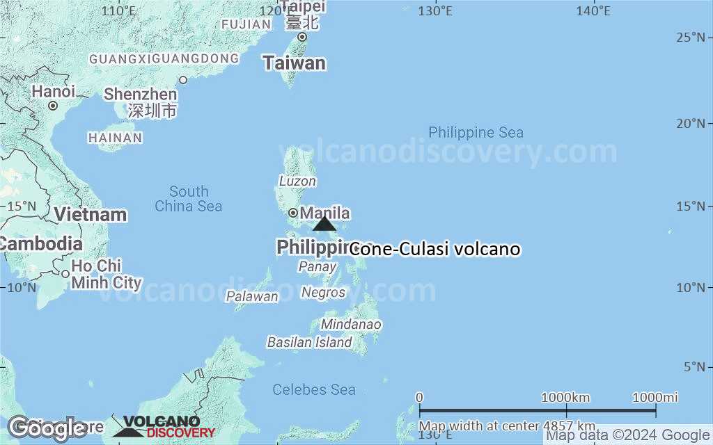 Cone-Culasi volcano (Philippines) facts & information | VolcanoAdventures