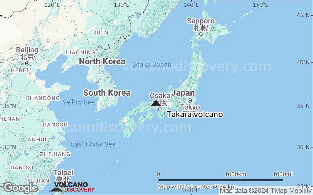 Takara Volcano (Honshu, Japan) Facts & Information | VolcanoDiscovery
