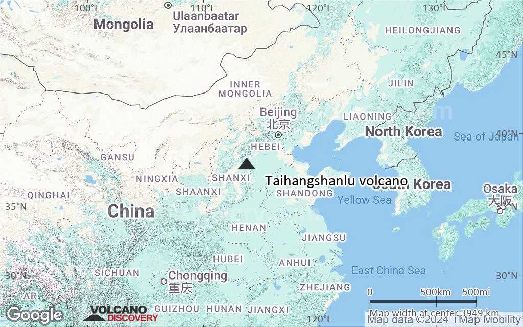 Taihangshanlu volcano (China) facts & information | VolcanoAdventures