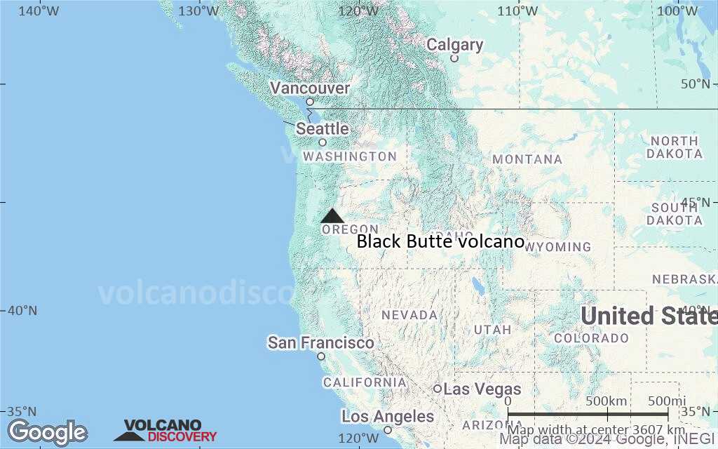 Black Butte volcano (Oregon, United States) facts & information ...