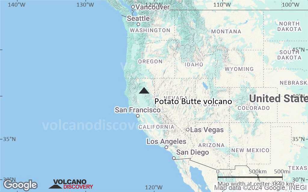 Potato Butte volcano (California, United States) facts & information ...
