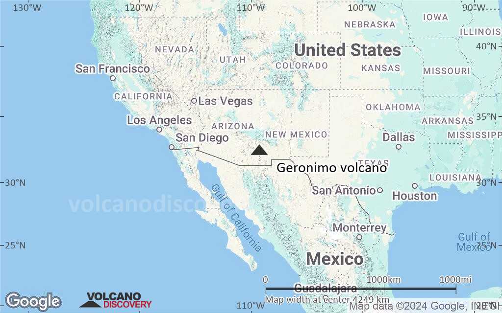 Geronimo volcano (Arizona, United States) facts & information ...