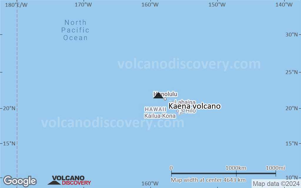 Kaena volcano (Hawaiian Islands, United States) facts & information ...