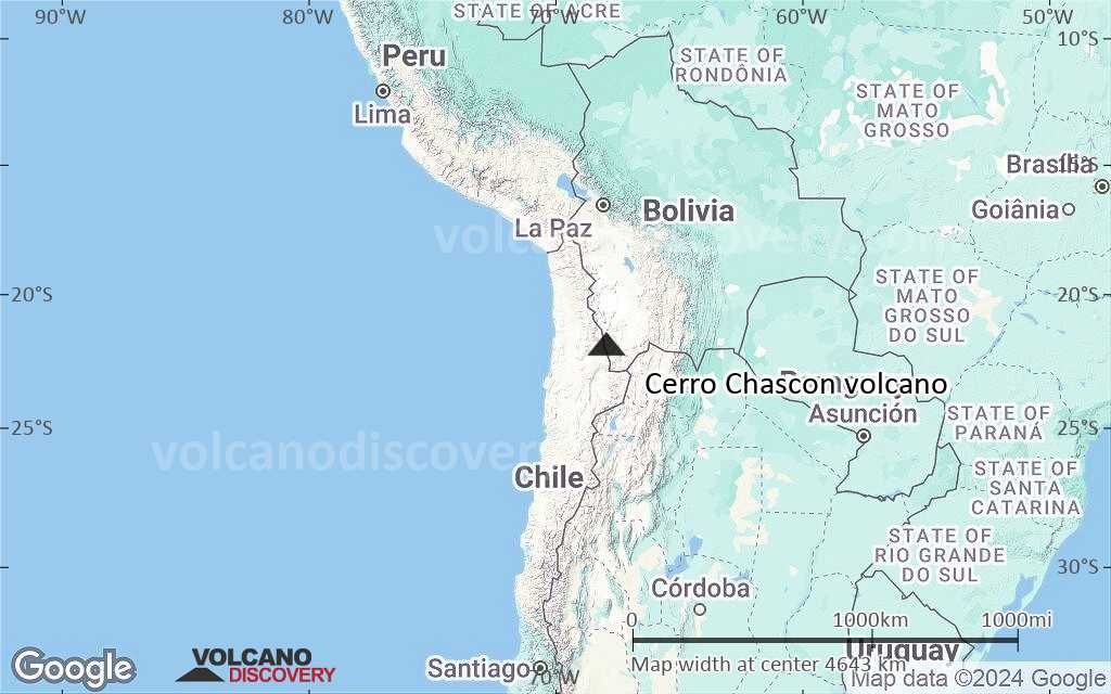 Cerro Chascon volcano (Bolivia) facts & information | VolcanoAdventures