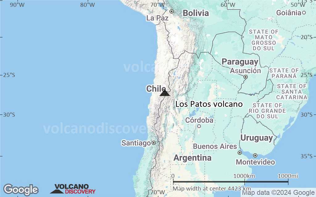 Los Patos volcano (Northern Chile) facts & information | VolcanoAdventures