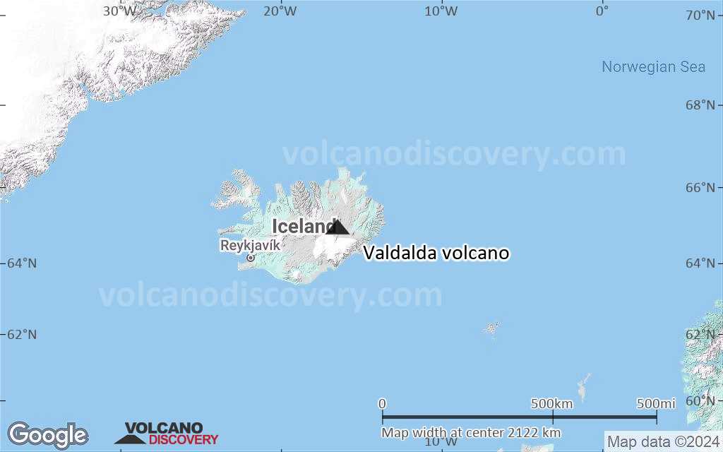 Valdalda volcano (Iceland) facts & information | VolcanoAdventures