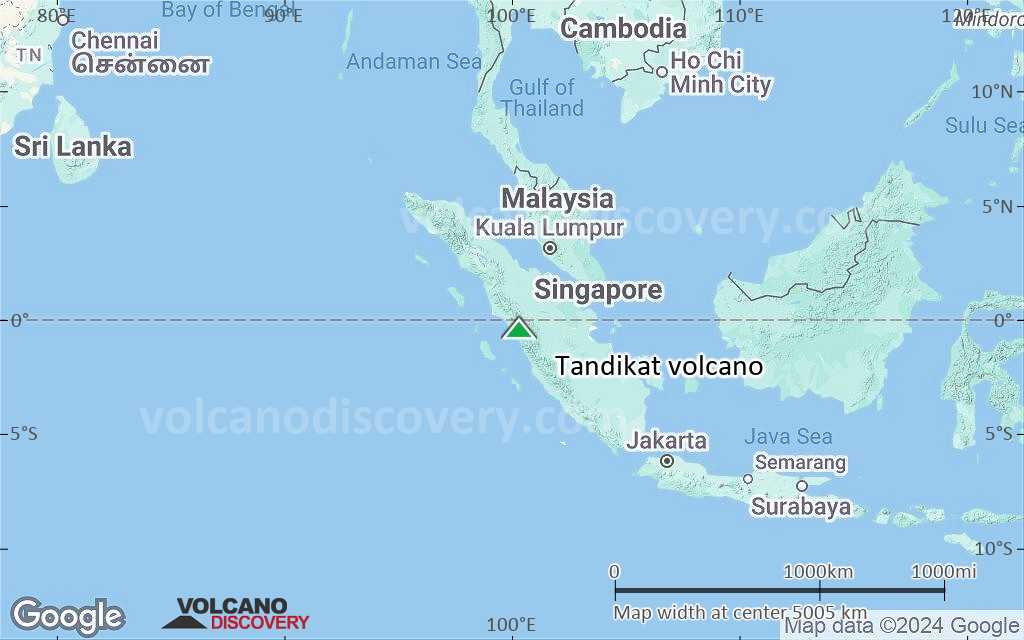 Tandikat Vulkan, Sumatra (Indonesien) - Information | VolcanoAdventures