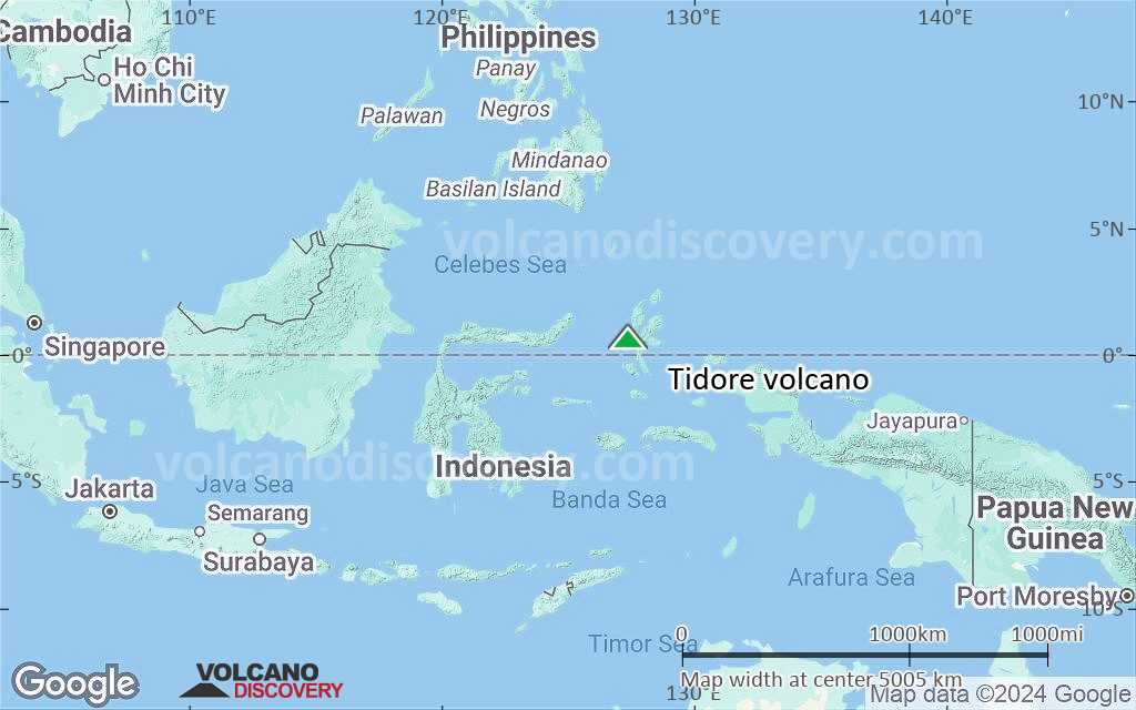 Tidore Volcano, Halmahera (Indonesia) - facts & information ...