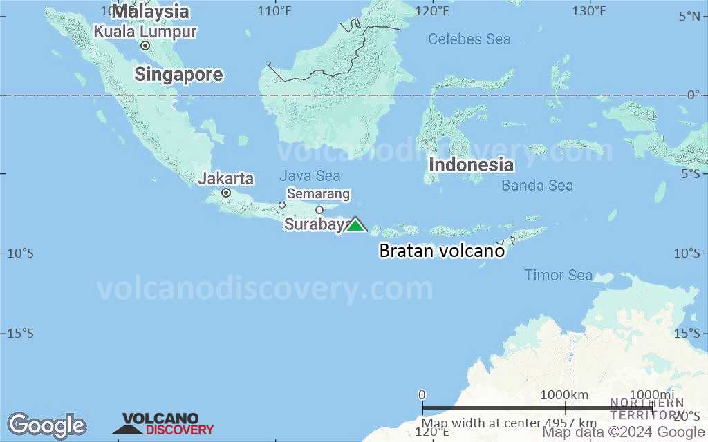 Bratan Volcano, Bali - Facts & Information | VolcanoDiscovery