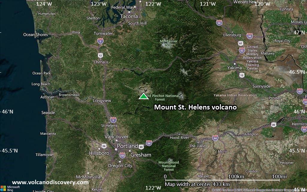 Mount St. Helens Volcan, Washington (Canada and USA (mainland)) - Infos