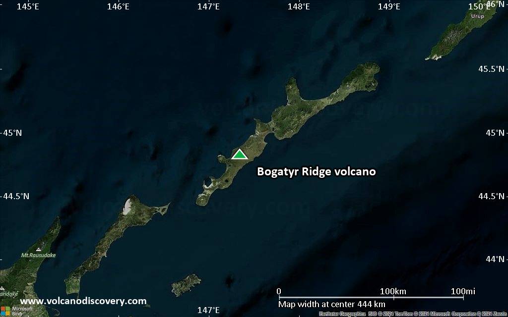 Bogatyr Ridge Volcano, Iturup Island (Kuril Islands) - facts & information