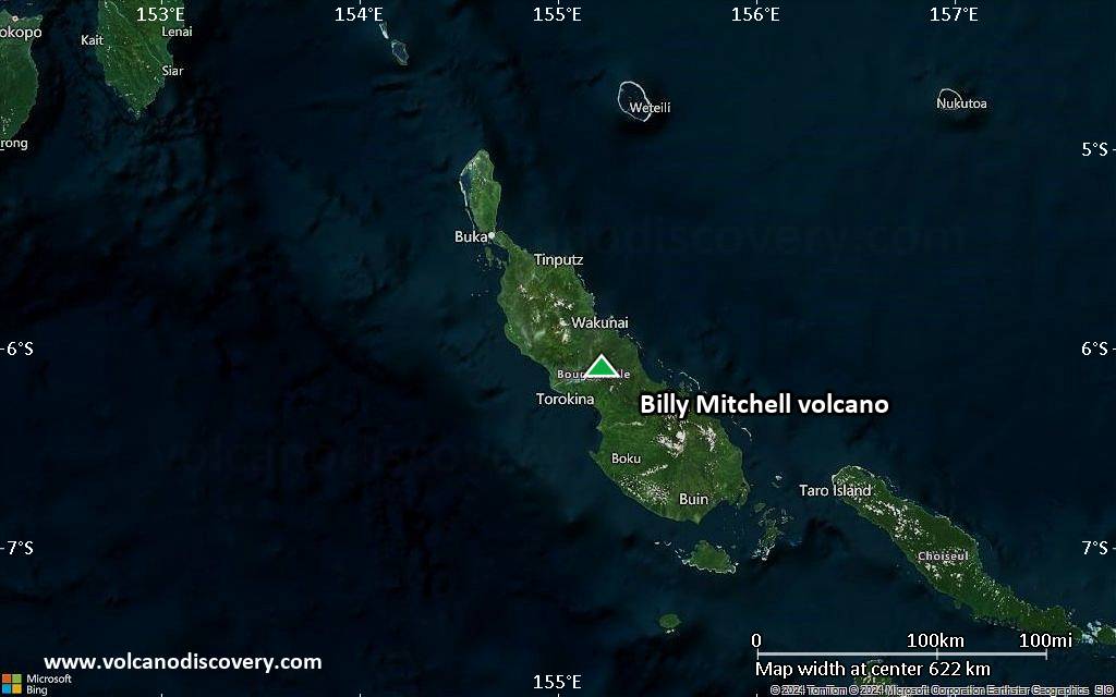 Billy Mitchell Volcano, North Solomons Province (Papua New Guinea ...
