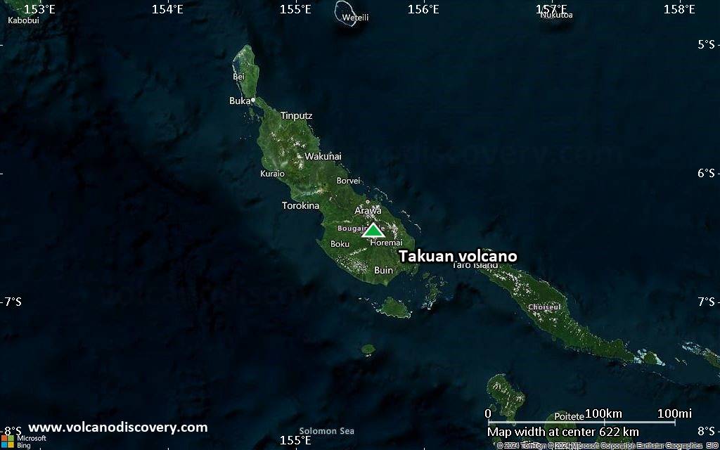 Takuan Volcano, North Solomons Province (Papua New Guinea) - facts ...