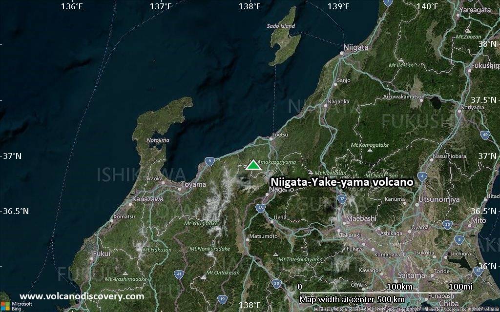 Niigata-Yake-yama Volcano, Honshu (Japan) - facts & information ...