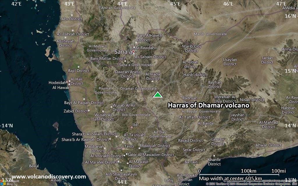 Harras of Dhamar Volcano, Yemen - Facts & Information | VolcanoDiscovery