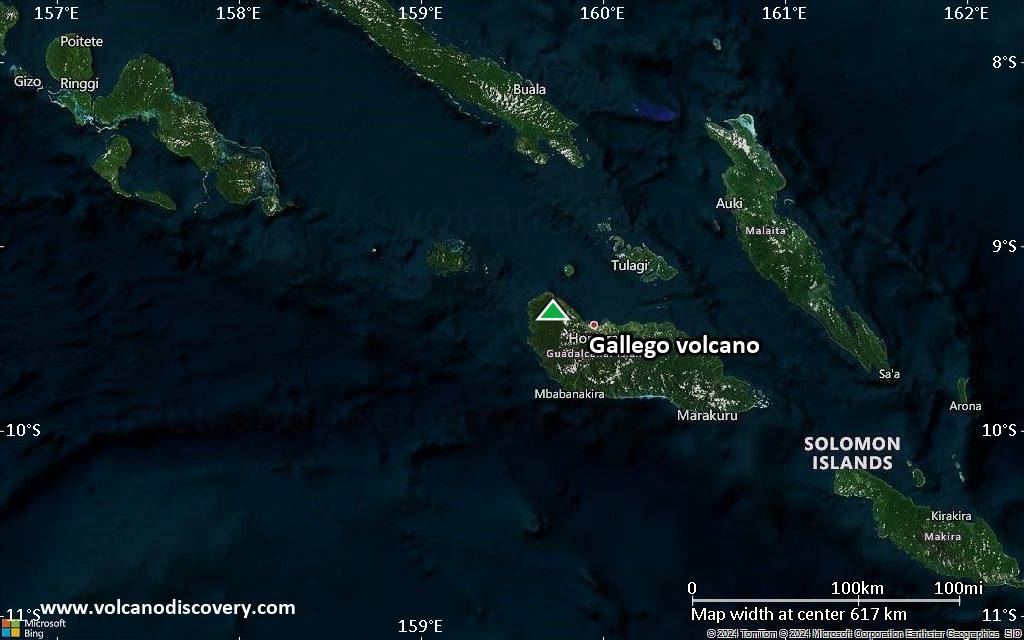 Gallego Volcano, Guadalcanal Province, Solomon islands - facts ...