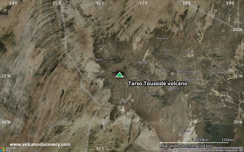 Tarso Toussidé Volcano, Chad - Facts & Information | VolcanoDiscovery