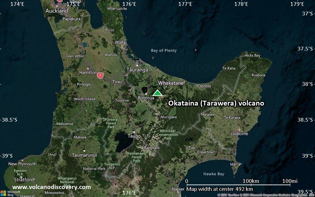 Okataina Vulkan, New Zealand - Information | VolcanoAdventures