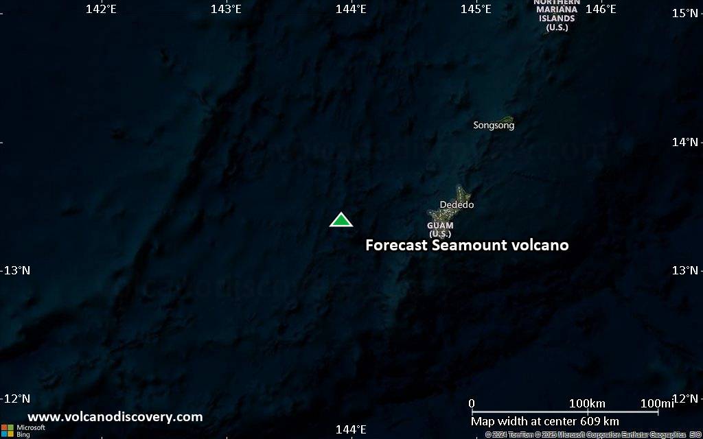 Forecast Seamount Volcano, United States, Mariana Islands - facts ...