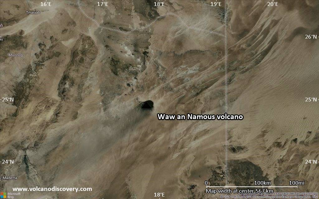 Waw an Namous volcano (Libya) facts & information | VolcanoAdventures