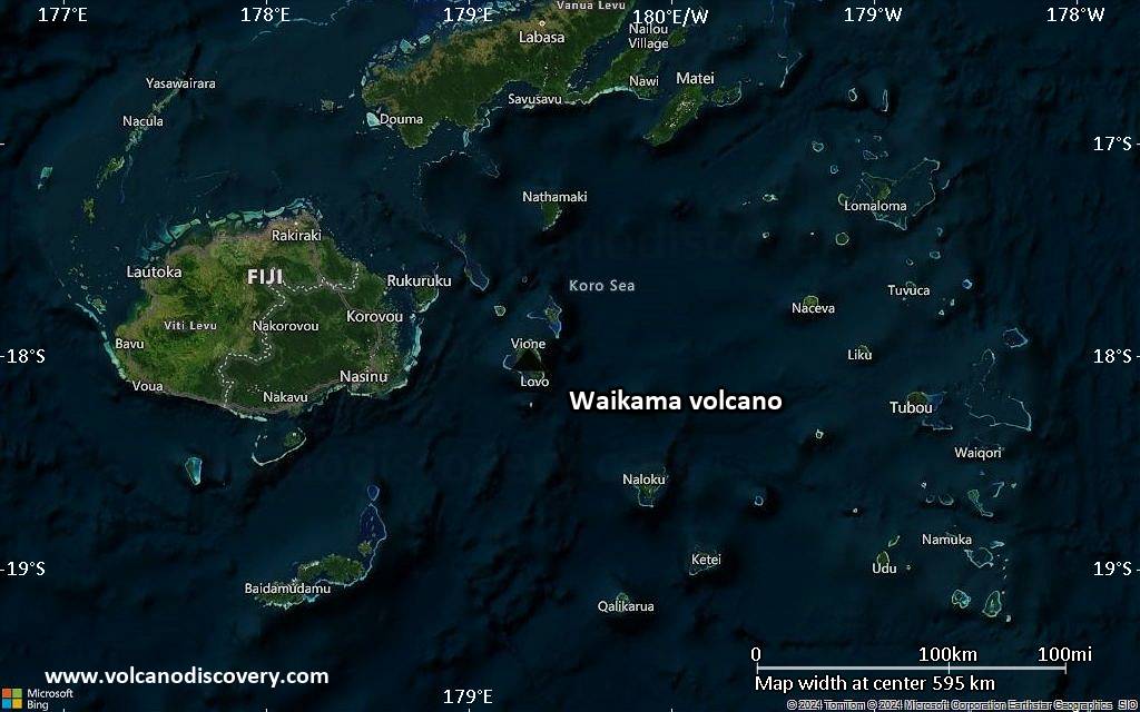 Waikama Volcano (Fiji) Facts & Information | VolcanoDiscovery