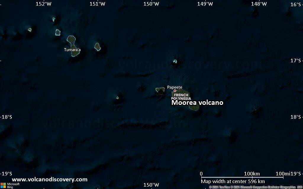 Moorea volcano (Society Islands, France) facts & information ...