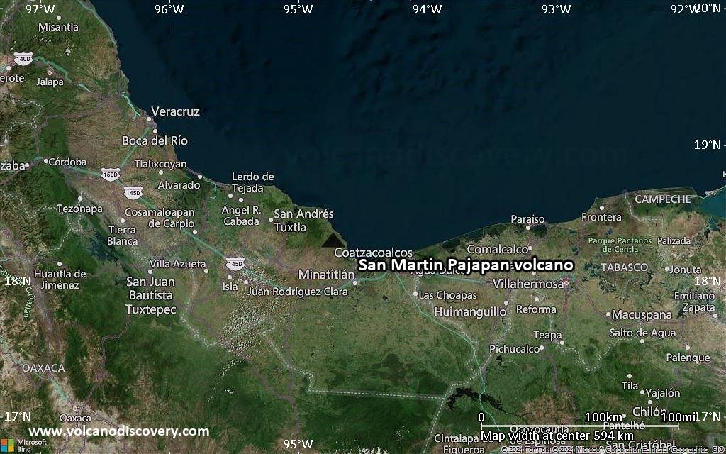 San Martin Pajapan volcano (Mexico) facts & information | VolcanoAdventures