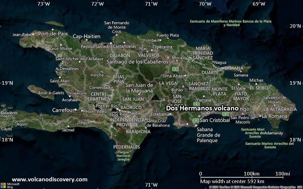 Dos Hermanos volcano (Dominican Republic) facts & information ...