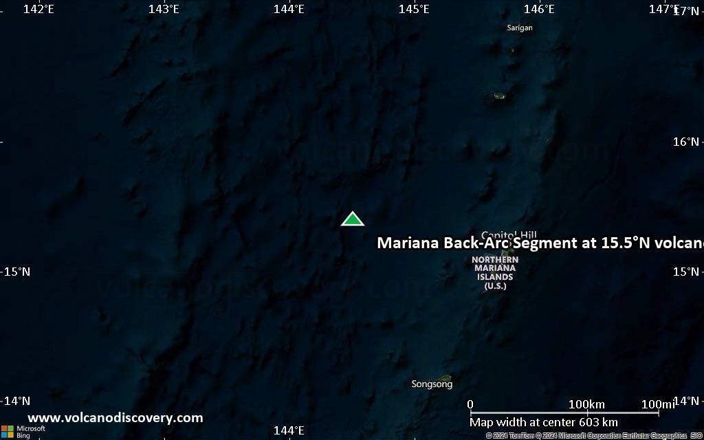 Mariana Back-Arc Segment at 15.5°N volcano - facts & information ...