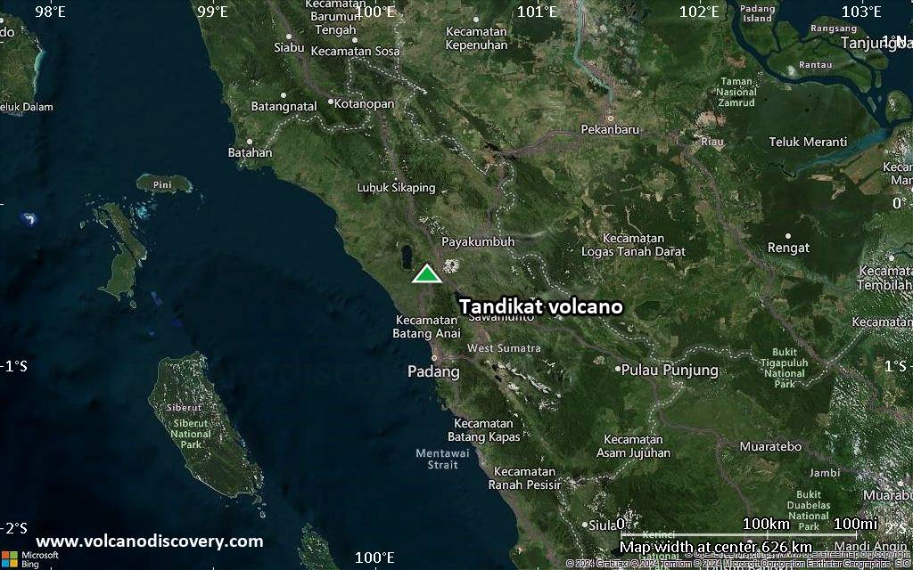 Tandikat Vulkan, Sumatra (Indonesien) - Information | VolcanoAdventures