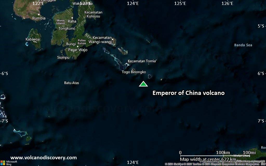 Emperor of China Volcano, Banda Sea (Indonesia) - Facts & Information ...