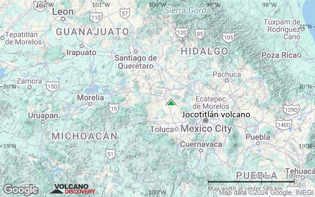 Jocotitlán Volcano, Central Mexico - Facts & Information | VolcanoDiscovery