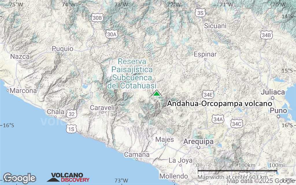 Andahua-Orcopampa Vulkan, Peru - Information | VolcanoAdventures