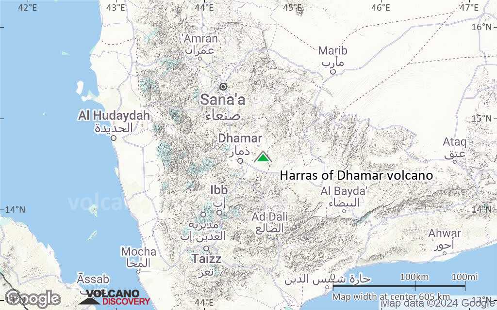 Harras of Dhamar Volcano, Yemen - Facts & Information | VolcanoDiscovery