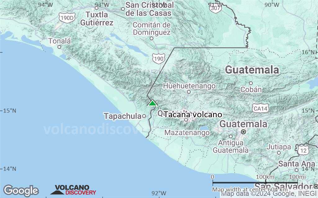 Tacana Volcano, Mexico / Guatemala - Facts & Information | VolcanoDiscovery