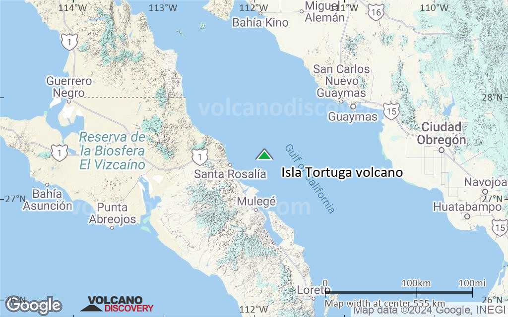 Isla Tortuga Volcano, Baja California, Mexico - Facts & Information ...