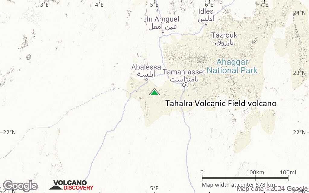 Tahalra Volcanic Field Vulkan, Algeria - Information | VolcanoDiscovery