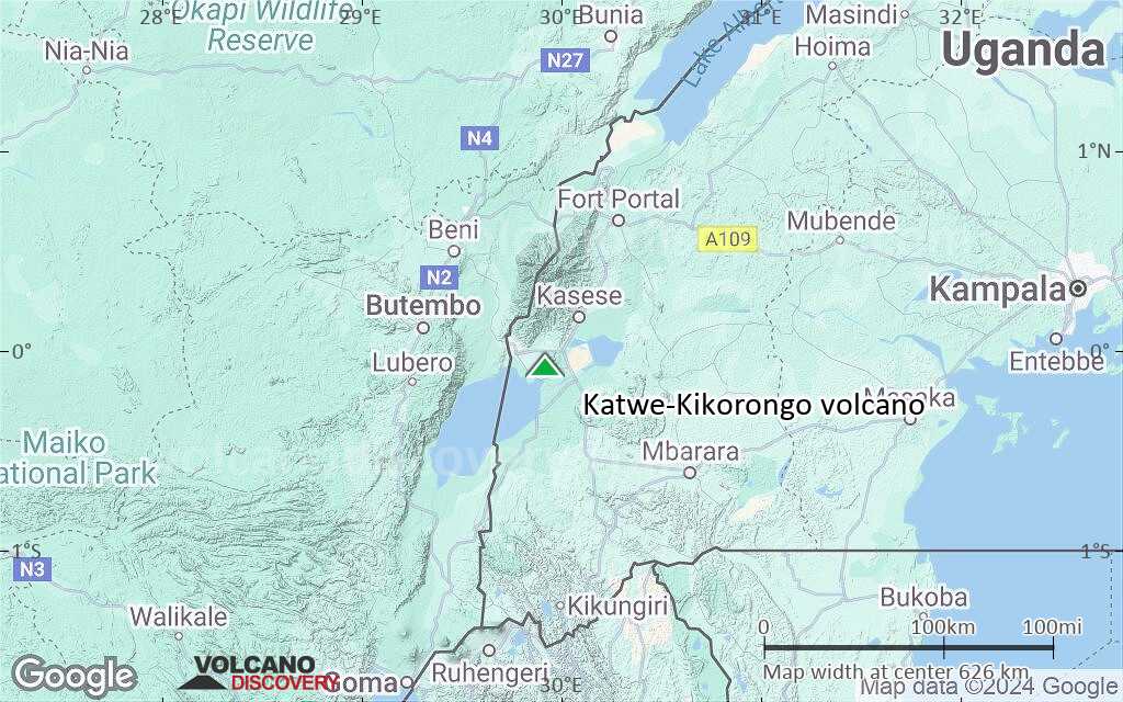 Katwe-Kikorongo volcano (Uganda) facts & information | VolcanoAdventures