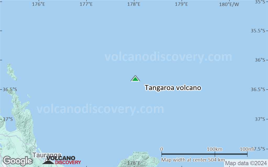 Tangaroa Volcano, New Zealand - facts & information | VolcanoAdventures