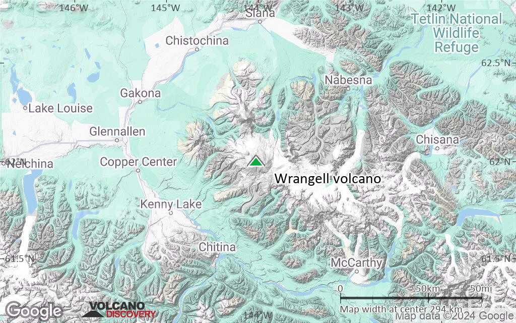 Wrangell Volcano, United States, Eastern Alaska - Facts & Information ...