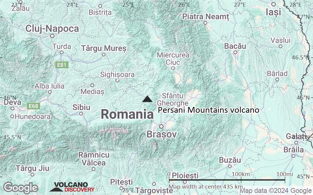 Persani Mountains volcano (Romania) facts & information | VolcanoAdventures